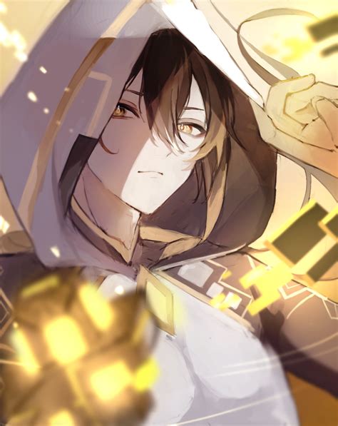 Zhongli Genshin Impact Drawn By Kagaku O Danbooru