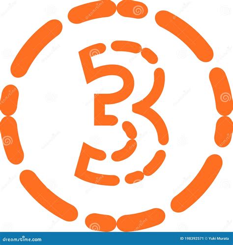 Colorful Irregular Dot Line Style Figure Stock Vector Illustration Of School Symbol 198392571