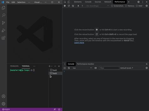 Error After Moving Terminal Editor To Panel Issue Microsoft Vscode Github
