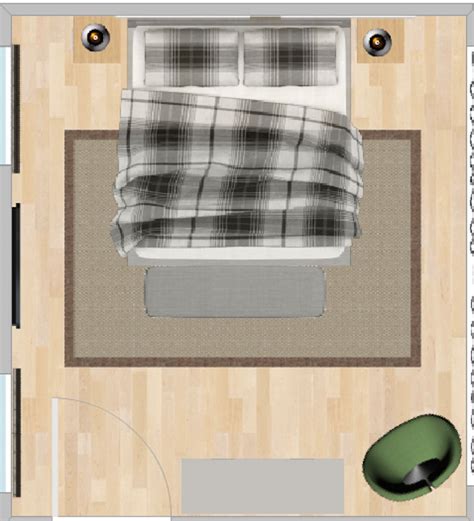 The Right Rug Size For A King Bed The Morris Mansion