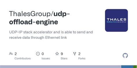 Github Thalesgroupudp Offload Engine Udp Ip Stack Accelerator And Is Able To Send And