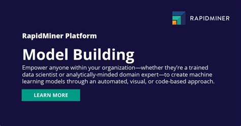 Altair Rapidminer On Linkedin Build Machine Learning Models Rapidminer