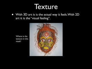 Principles Of Design And Masks PPT
