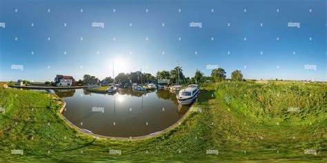 360° View Of Thurne Norfolk Uk July 2021 Full Spherical Seamless Panorama 360 Degree Angle