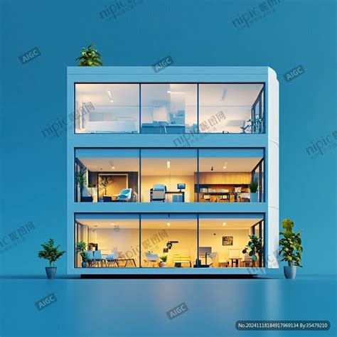 Ai创作图现代全玻楼房 模块化首页 别墅户型渲染 地产户型图渲染 模块化住宅 住宅3dsmax 退台式住宅 户型图渲染 立体户型 被动式住宅 仿生家住 功能性住宅 模块化住房 创意住宅设计 小