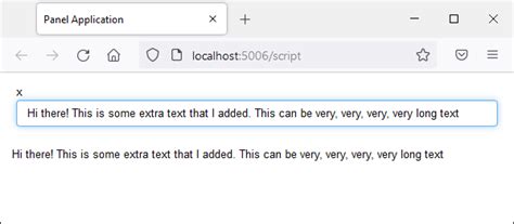 Panel Markdown Output Goes To New Line · Issue 2976 · Holovizpanel