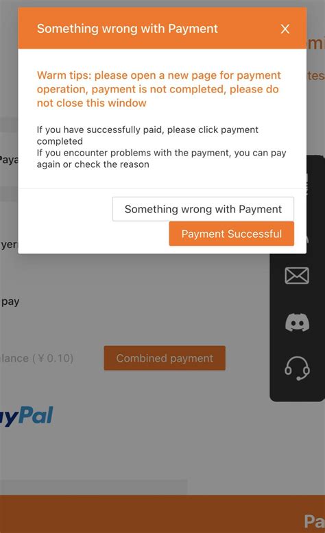 Why It Jumps These Message When I Try To Pay With Paypal Rsugargoo