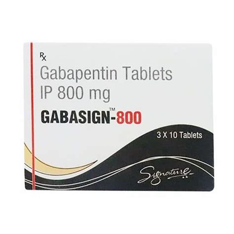 Gabapentin 800 Mg Tablets At ₹ 800 Stripe Navi Mumbai Id 2855128808662