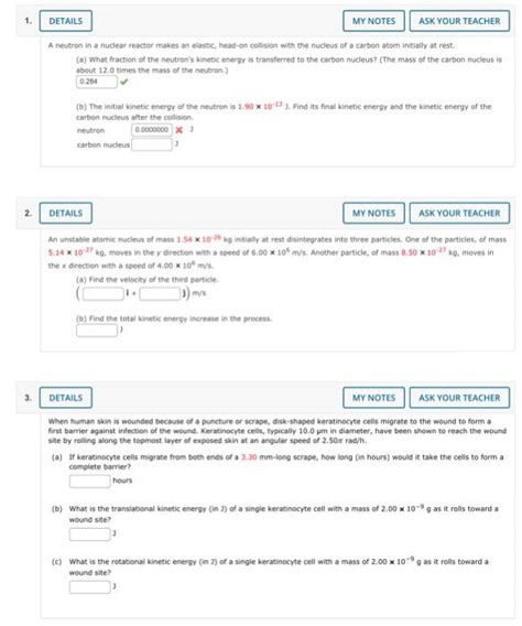 [solved] A Neutron In A Nuclear Reactor Makes An Elastic