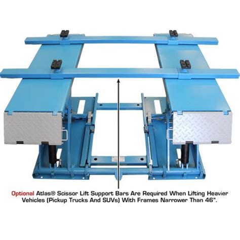 Atlas 7k Kwik Bay Portable Mid Rise 7 000 Lb Capacity Scissor Lift