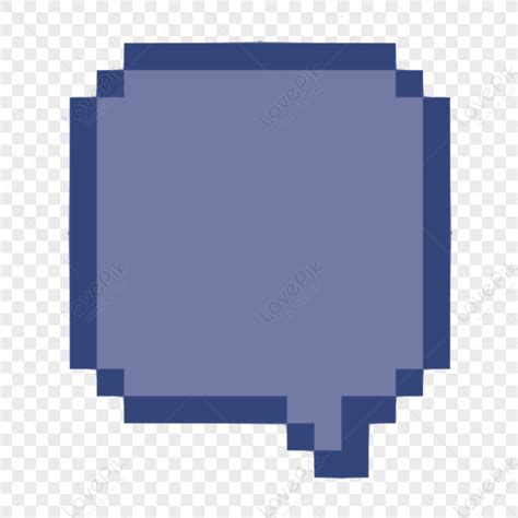 Blue Border Pixel Art Text Box Color Dialog Frame Text Borders PNG Transparent Image And Clipart