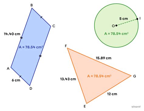 Equivalent Figures Secondaire Alloprof