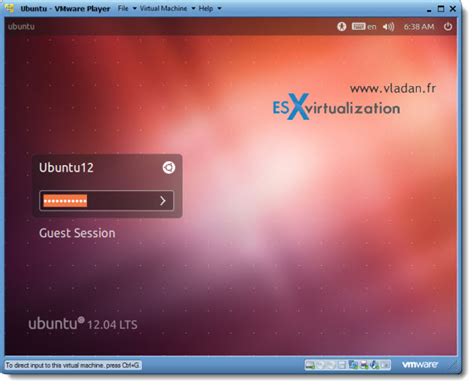 How To Install The Latest Ubuntu Desktop With Free Vmware Player Esx