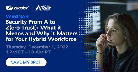 Scott Desrosiers On Linkedin Webinar Zscaler X Arctic Wolf