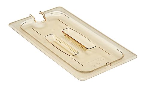 Cambro H Pan High Heat Gn 13 Notched Covers With Handles 1 H X 6 78 W X