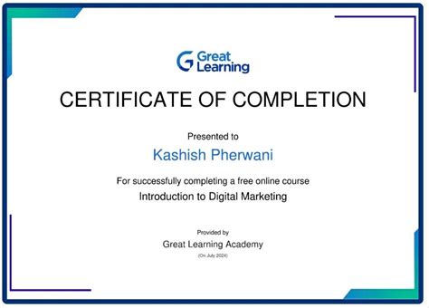 Kashish Pherwani On Linkedin Greatlearningacademy Greatlearning Glacertificate