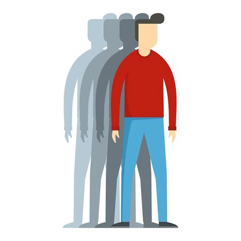 Иконка человека Плоская иллюстрация иконки вектора человека для паутины Премиум векторы