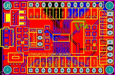 stm32f030f4p6 arm cortex m0 core minimum system dev board for arduino ebay