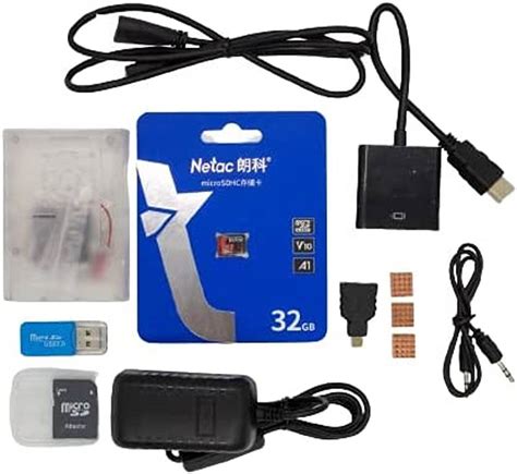 Sparetronic Raspberry Pi 4 Complete Start Kit Includes Micro Hdmi To Hdmi 1m Micro Hdmi To