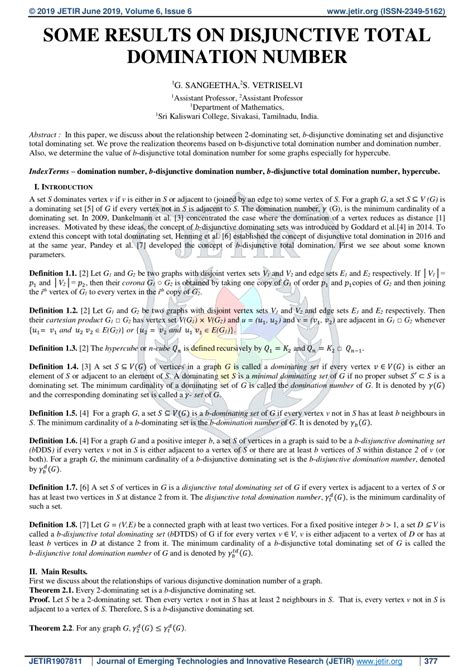 Pdf Some Results On Disjunctive Total Domination Number