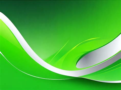 Premium Ai Image Green Curve Abstract Background