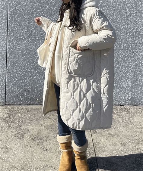롱기장경량패딩 퀄팅 깔깔이 롱 경량 패딩 점퍼 2color 에이블리