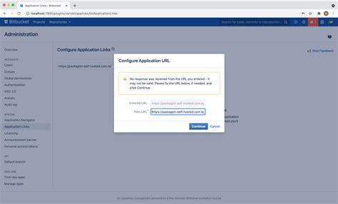 Bitbucket Data Center Server Integration Setup Oauth 1 Private