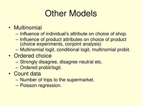 Ppt Qualitative And Limited Dependent Variable Models Powerpoint