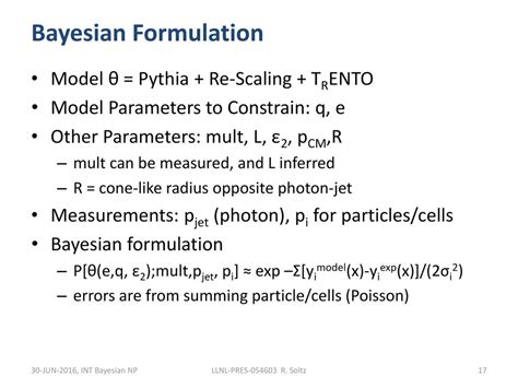 bayesian methods for finding jets in heavy ion collisions ppt download