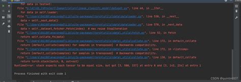 RuntimeError Stack Expects Each Tensor To Be Equal Size But Got 3