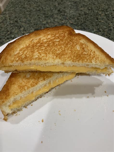 White Bread Butter American Cheese Rgrilledcheese
