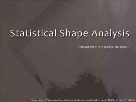 Ppt Statistical Shape Analysis Powerpoint Presentation Free Download