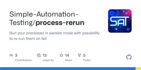 github simple automation testing process rerun run your processes in parallel mode with