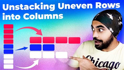 Unstack A Million Uneven Rows To Columns In Power Query Youtube