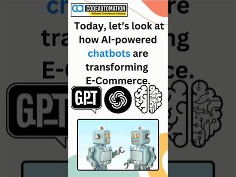Codeautomation Ai Llc On Linkedin Transform Your Ecommerce With Ai Powered Chatbots