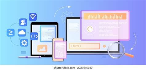 Concept Web Design Website Page Development Stock Vector Royalty Free 1942328986 Shutterstock