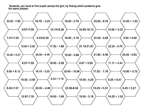 Adding And Subtracting Decimals With 2dp Teaching Resources