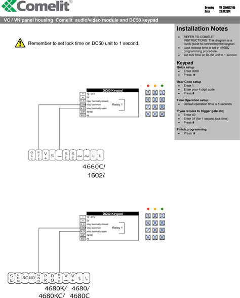 Comelit Wiring Diagram Wiring Diagram