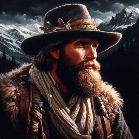 Hugh Glass Portrait Artwork Pixelzcc