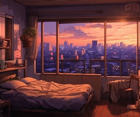 Animated Cozy Room Backgrounds Looped Vtuber Twitch Stream Overlay