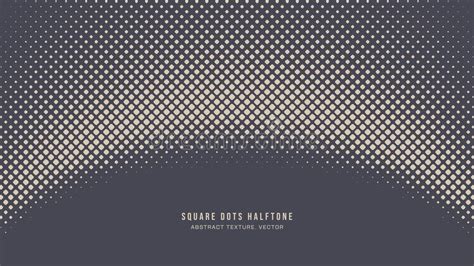 Square Rounded Dots Half Tone Pattern Arc Border Vector Abstract Background Stock Vector