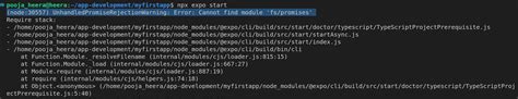 Hi Im Stuck At Npm Start It Is Throwing Errornode30557