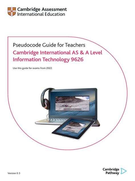 9626 Information Technology 2022 Pseudocode Guide Pdf