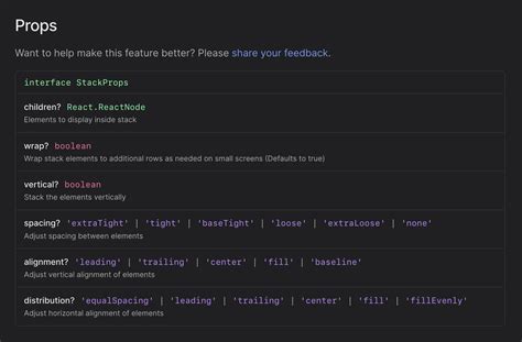 Make It Possible To Explore Props Interactively On The Polaris Website