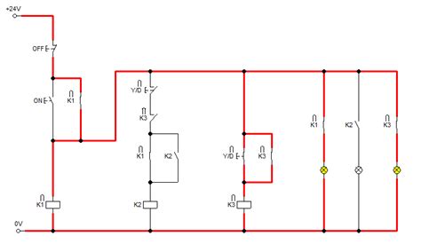 Share Aplikasi Relay Rangkaian Kontrol Star Delta Manual