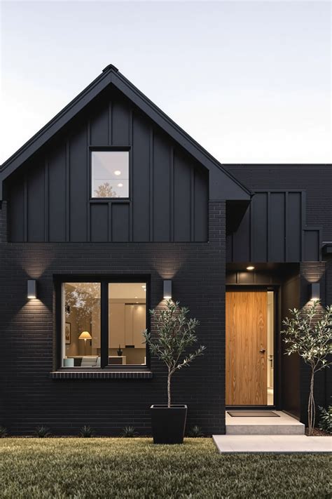 Black Modern Farmhouse Exterior Timeless Design Meets Urban Edge