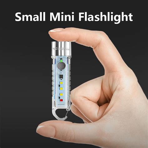 🚚saham Malaysia🚚 Led Smd Mini Flashlight Rechargeable Luminous Edc