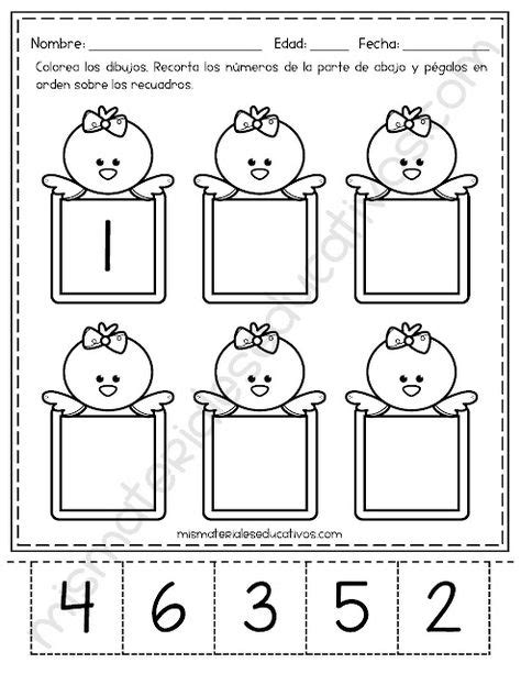 Numeros Para Recortar Del 1 Al 10