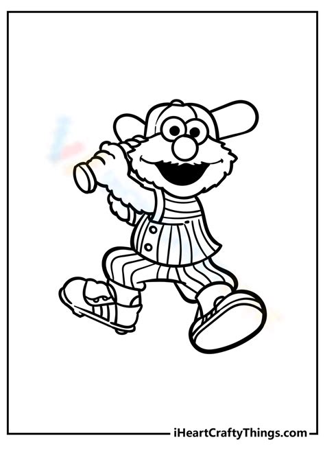 Cheerful Elmo Worksheet