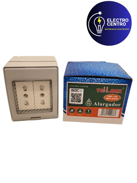 Hidrobox Enchufe Doble 16a Vellmax Electro Centro